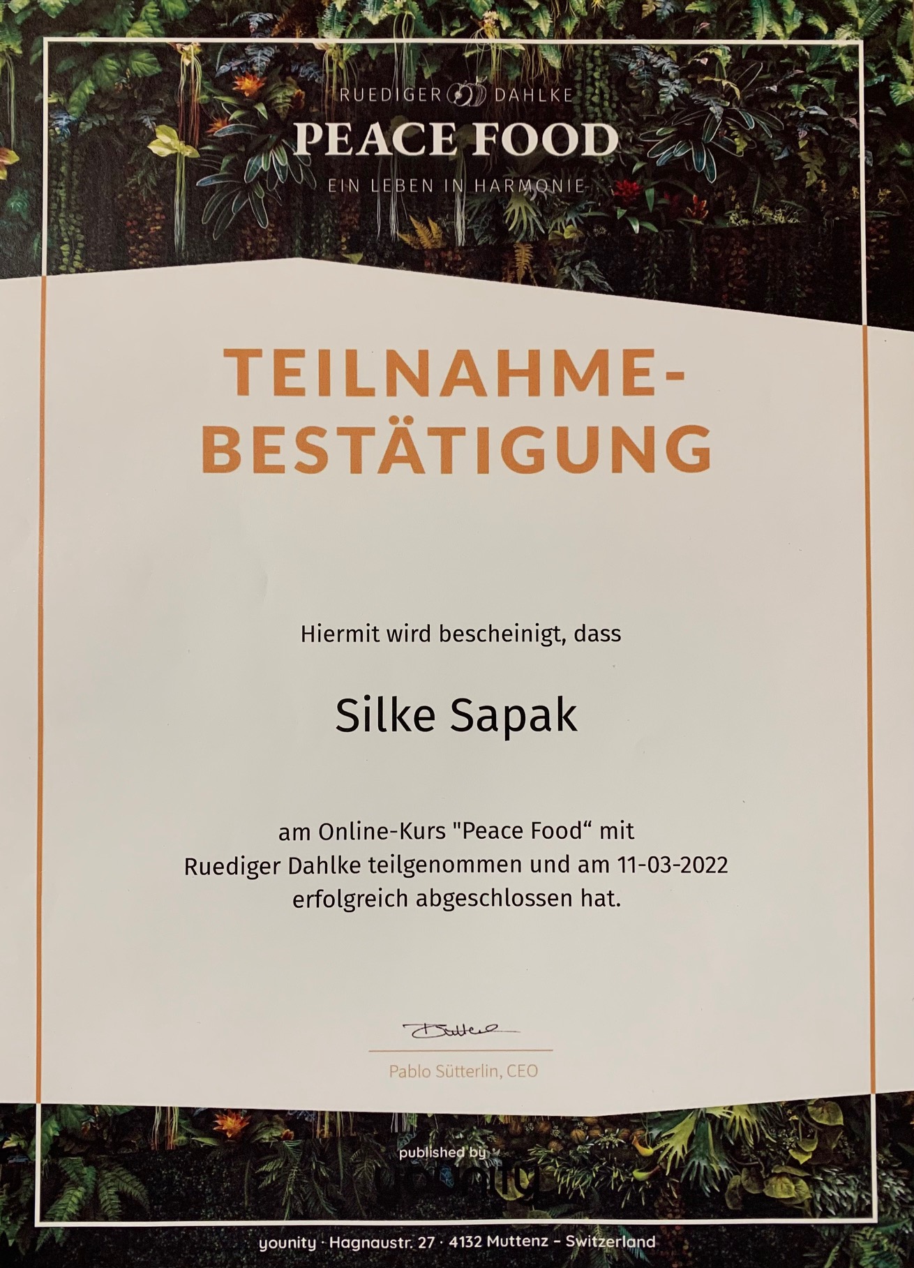 Über mich | Silke Sapak - Ernährungsberatung | Marktredwitz